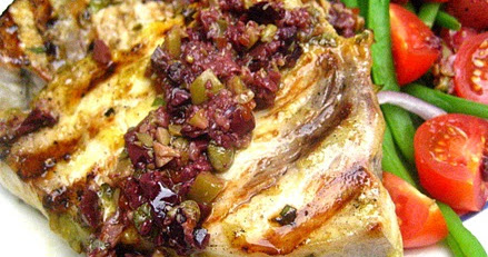 Grilled Swordfish Nicoise
